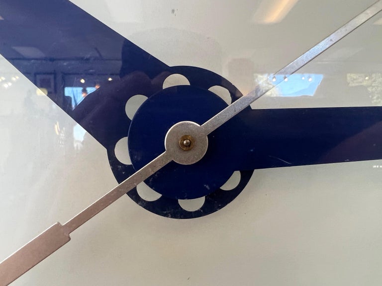 Electric Neon Clock Co. Extra-Large Neon Clock with Advertising Marquee ...