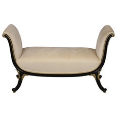French LXVI Style Small Bench at 1stdibs