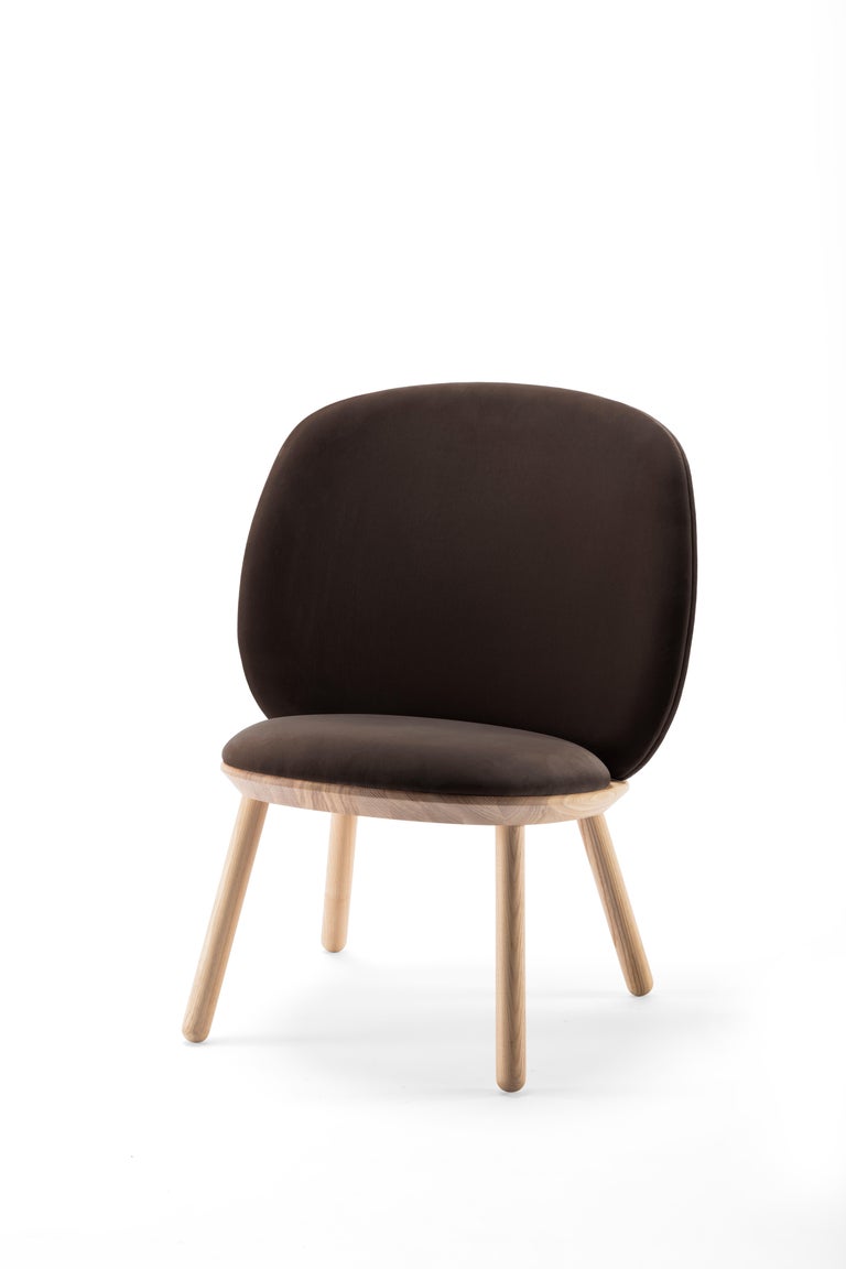 Elegant and Modern Naïve Low Chair For Sale at 1stDibs
