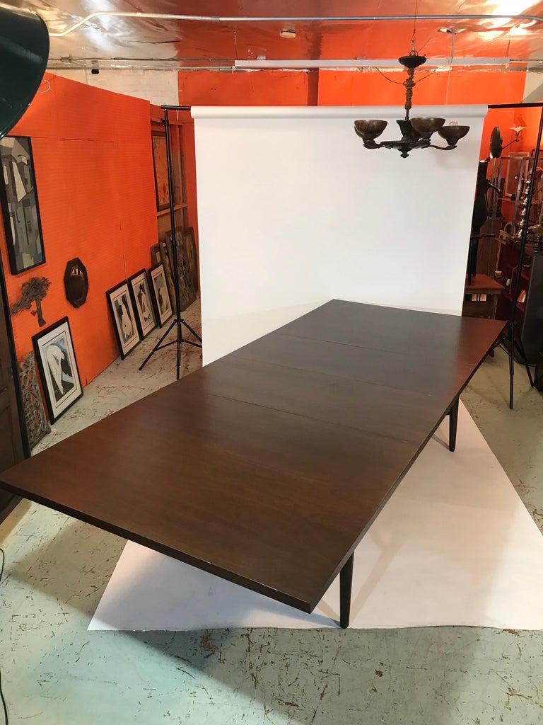 Elegant and Monumental Maurice Bailey Dining Table for Monteverdi Young ca. 1953 For Sale at 1stDibs