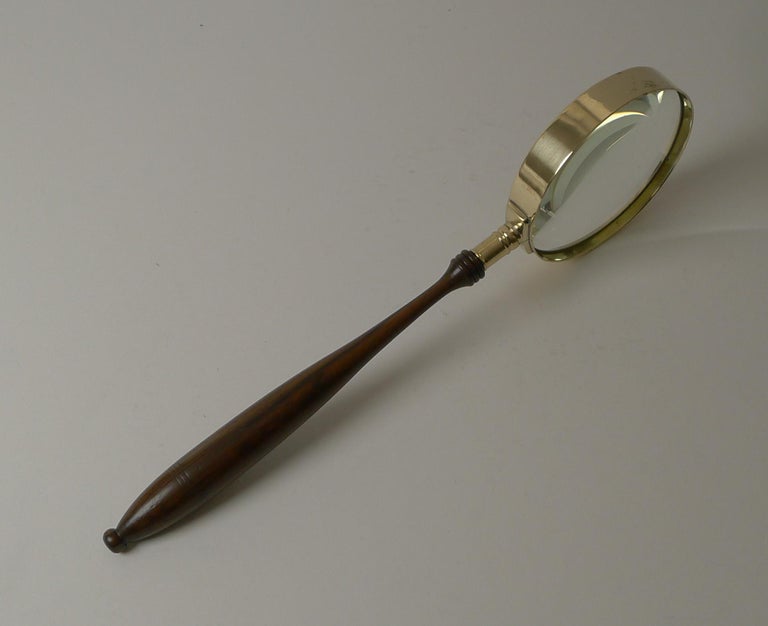 Elegant Antique English Magnifying Glass c.1900 For Sale at 1stDibs ...
