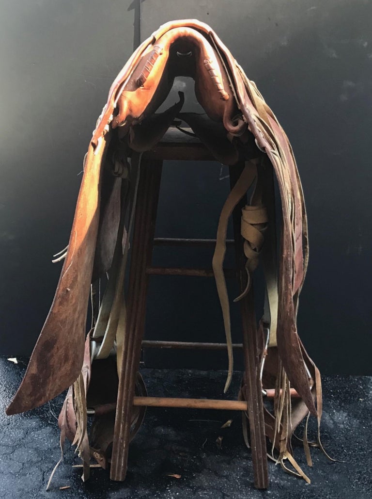 Elegant Argentine Leather Horse Riding Gaucho Saddle with Tapaderos at ...