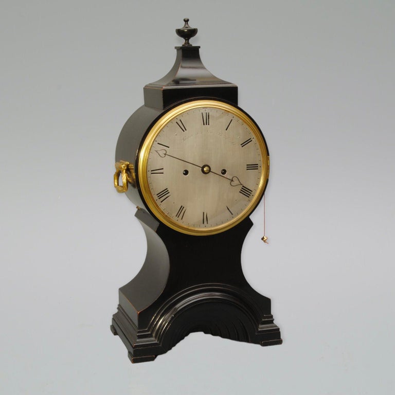 Elegant Balloon Bracket Clock by Payne, London For Sale at 1stDibs