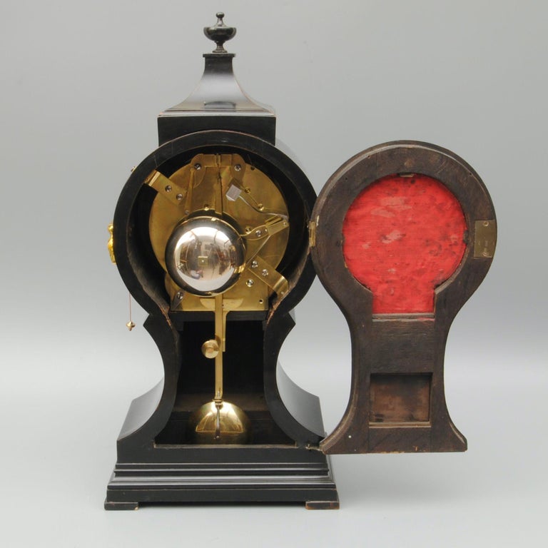 Elegant Balloon Bracket Clock by Payne, London For Sale at 1stDibs