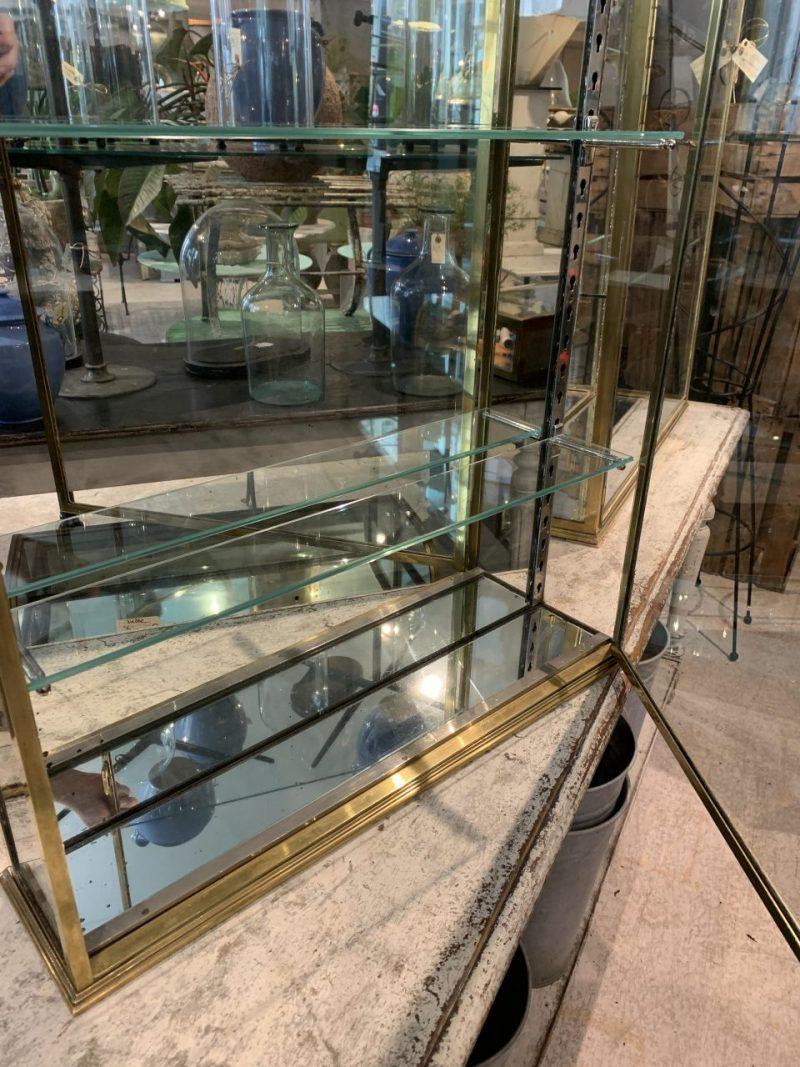 Elegant Brass Wall Display Cabinet-Early 20th Century France at 1stDibs ...