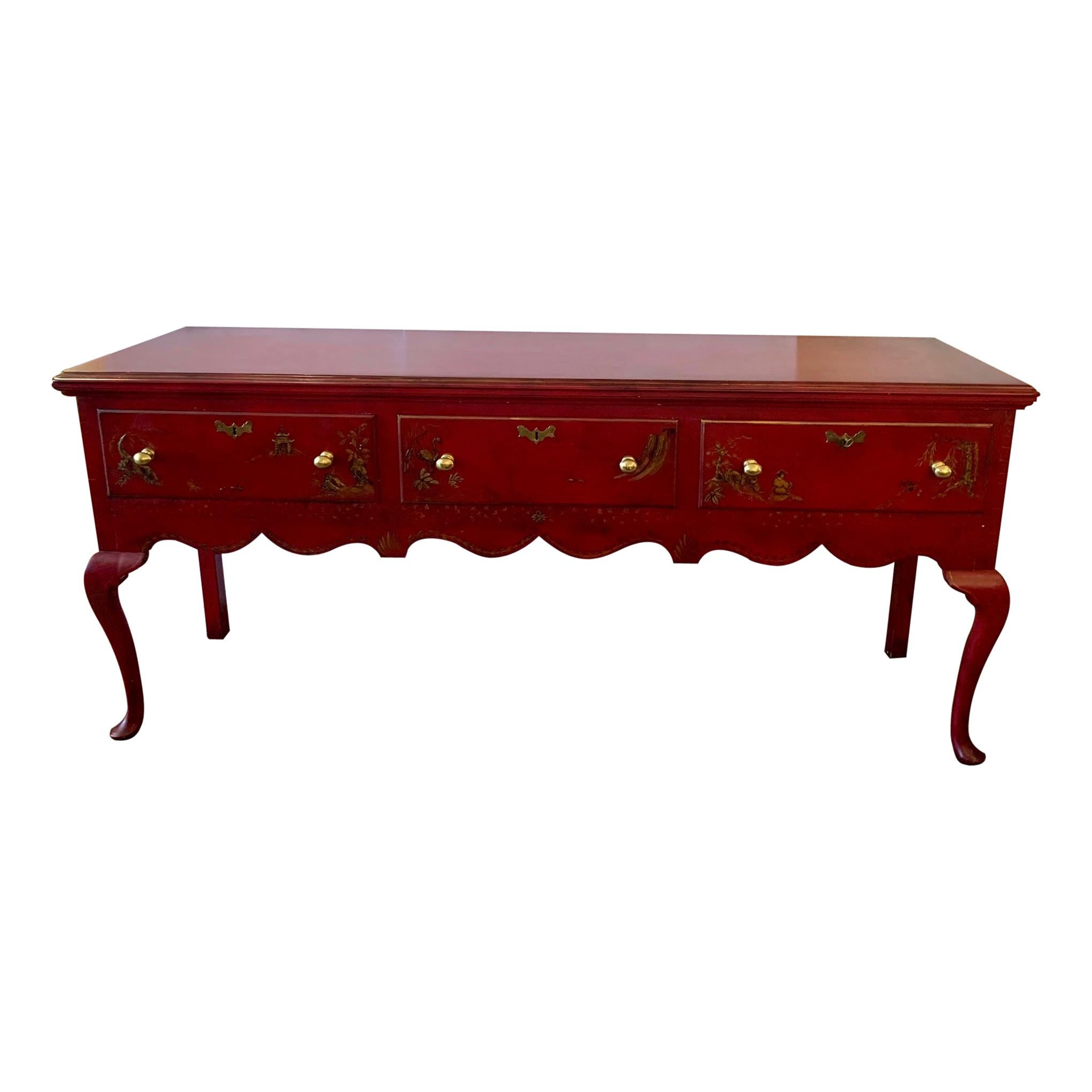 Avola B Red Sideboard For Sale at 1stDibs