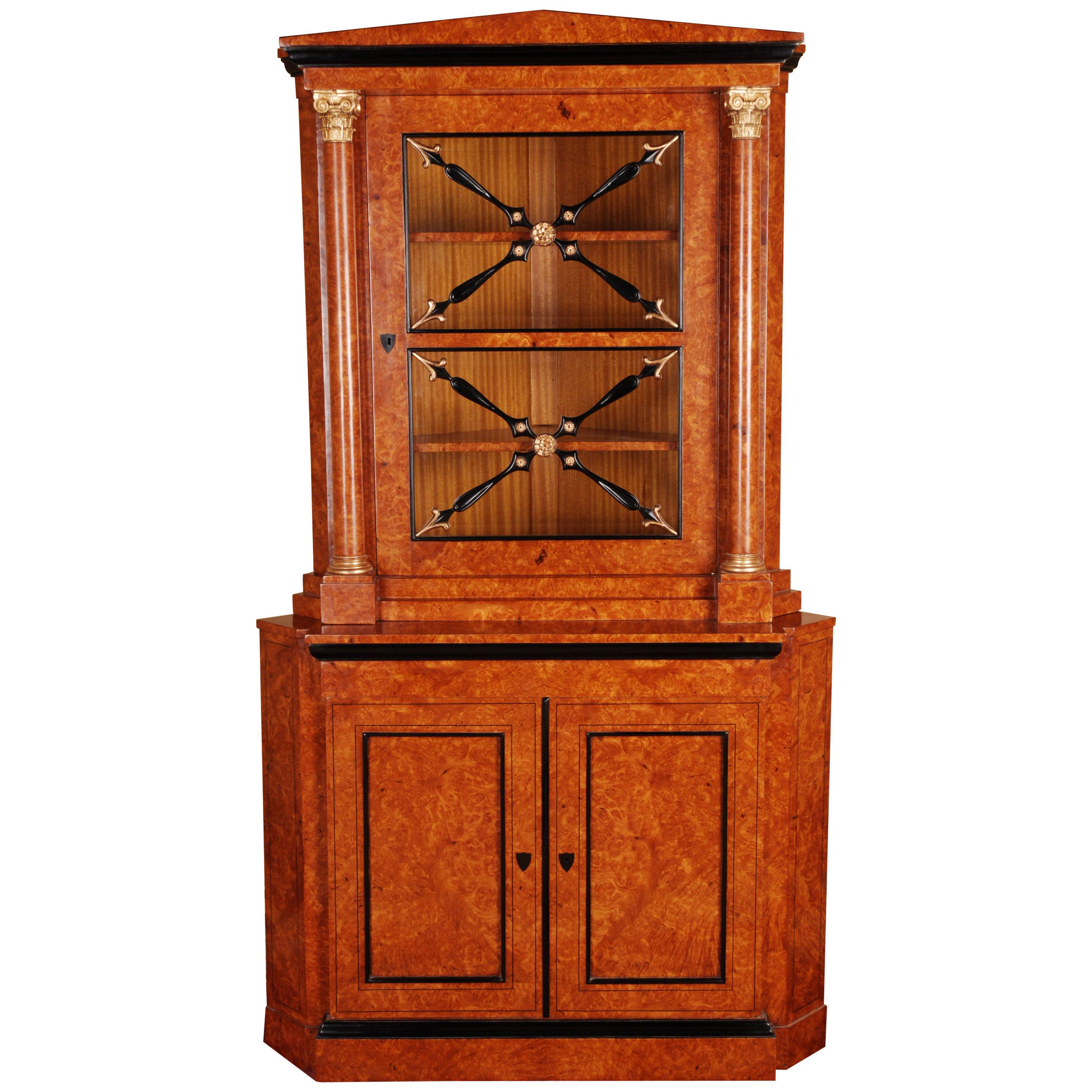 Library / Display Cabinet in Biedermeier Style For Sale at 1stDibs