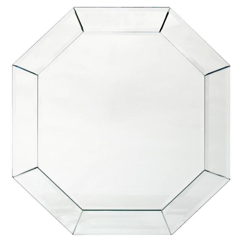 Elegant Eight-Sided Mirror with Bevel, 1960s For Sale at 1stDibs | 8 ...