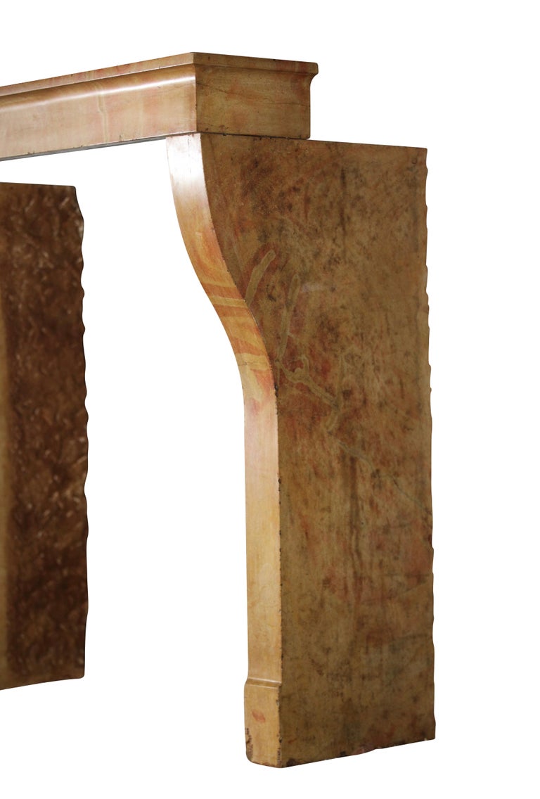 Elegant European Fireplace Surround in Limestone for Timeless Modern ...