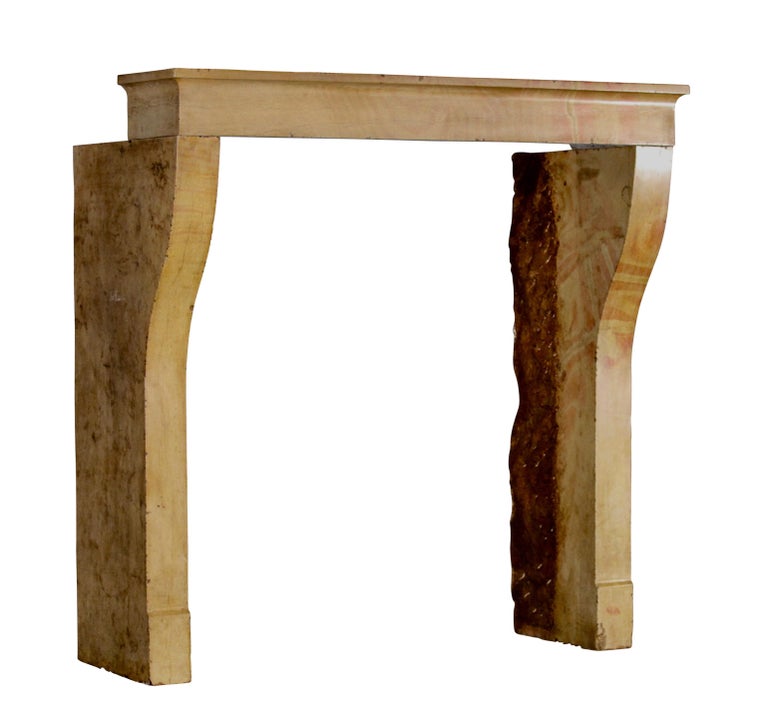 Elegant European Fireplace Surround in Limestone for Timeless Modern ...