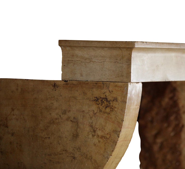 Elegant European Fireplace Surround in Limestone for Timeless Modern ...