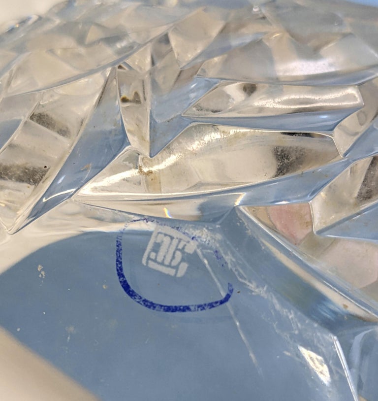 Elegant Faceted Crystal Globe Lamp For Sale at 1stDibs