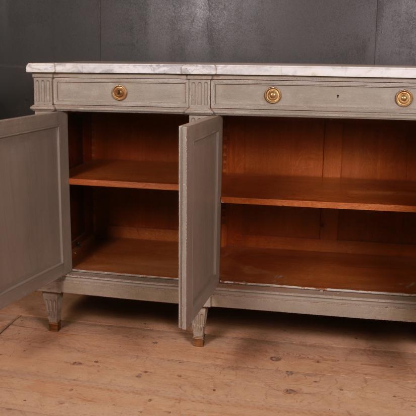 Elegant French Painted Enfilade at 1stDibs