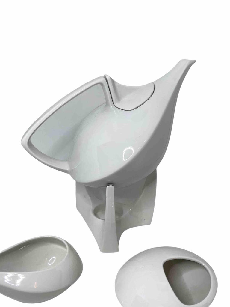 Elegant Futuristic Friesland Porcelain Tea Set Vintage, German For Sale ...