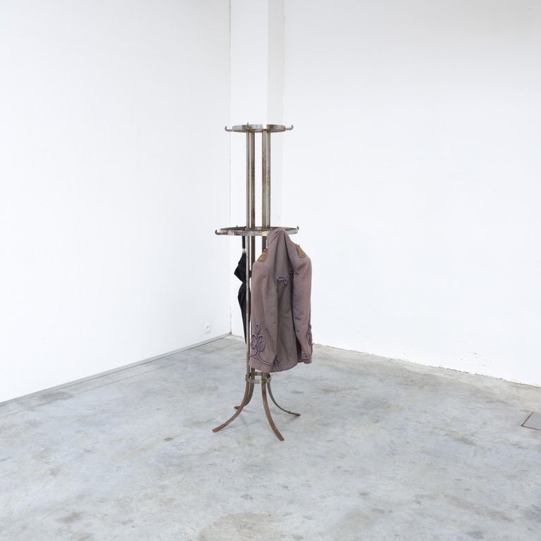 Elegant Industrial Metal Coat Rack For Sale at 1stDibs | elegant coat rack