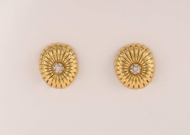 Elegant Italian Gold and Diamond Earrings For Sale at 1stDibs | italian ...