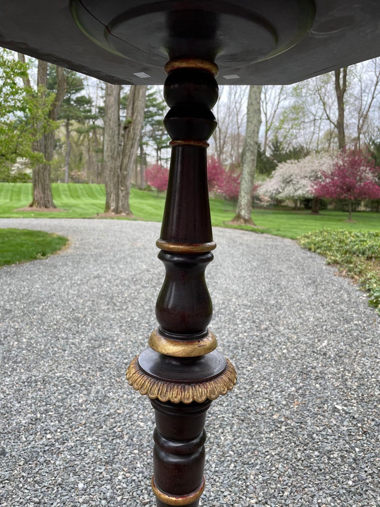 Elegant Italian Octagonal Mahogany and Giltwood Plant Stand For Sale at ...