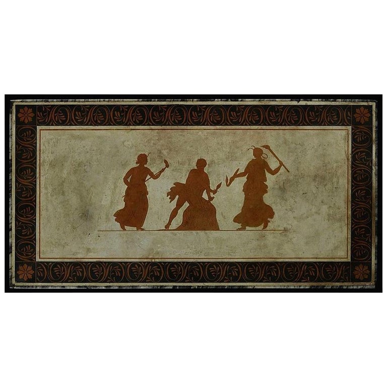 Elegant Italian Scagliola Table Top For Sale at 1stDibs