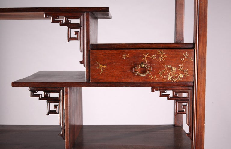 Japanese Style Cabinet-Secretary Attributed to G. Viardot, France ...