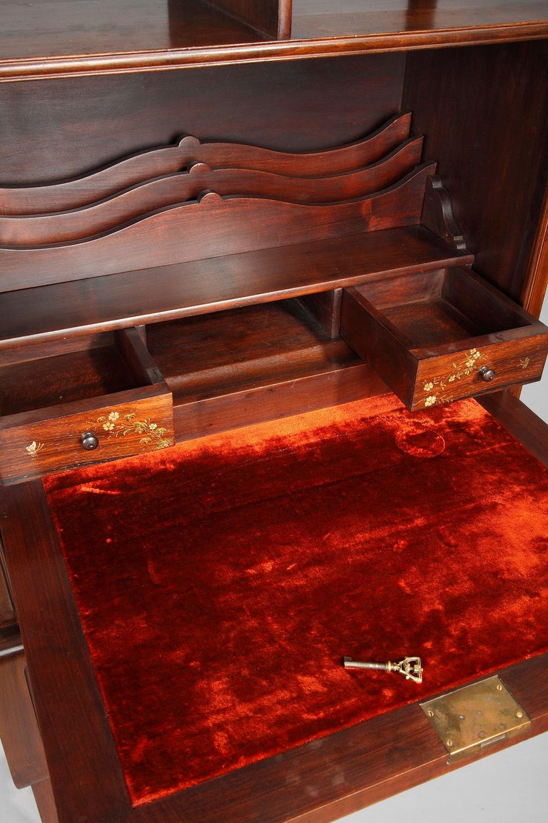 Japanese Style Cabinet-Secretary Attributed to G. Viardot, France ...