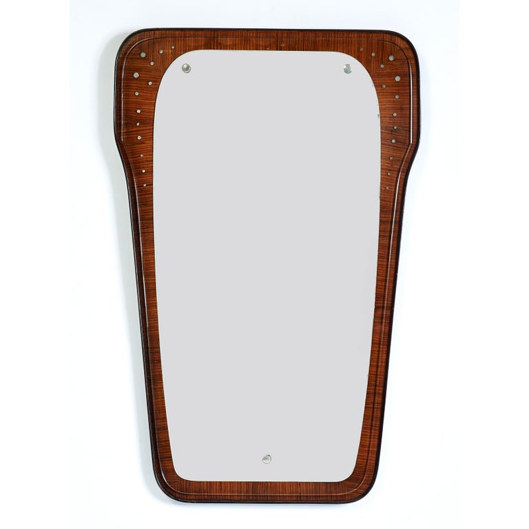 Elegant Liberty Style Mirror, Italy, 1950s at 1stDibs