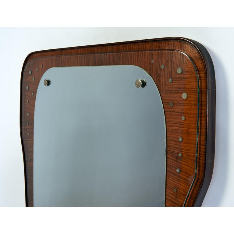 Elegant Liberty Style Mirror, Italy, 1950s at 1stDibs