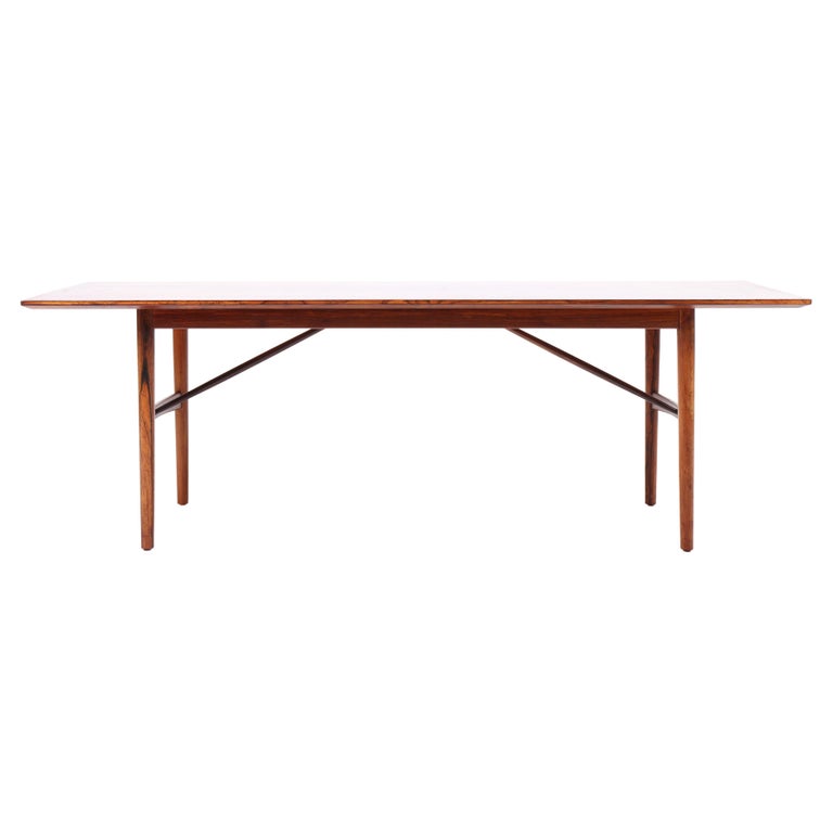 Elegant Low Table in Rosewood by Steffen Syrach Larsen, 1950s For Sale ...