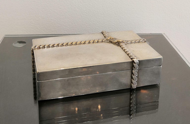 Elegant Minimalist Box by Maria Pergay, France, 1960s at 1stDibs