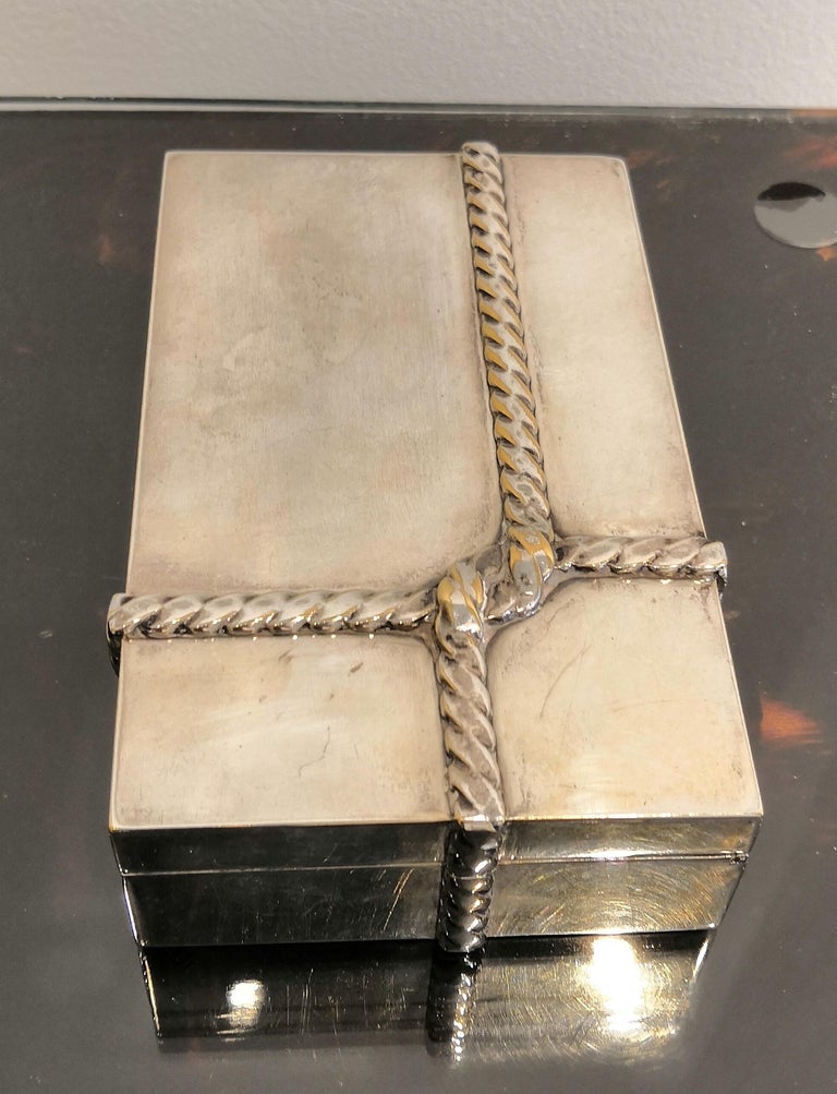 Elegant Minimalist Box by Maria Pergay, France, 1960s at 1stDibs