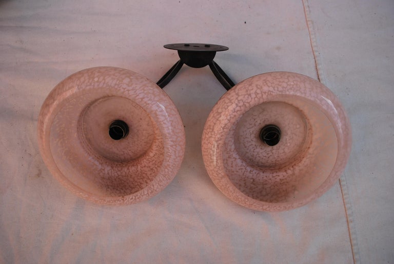 Elegant Pair of French Art Deco Sconces For Sale at 1stDibs