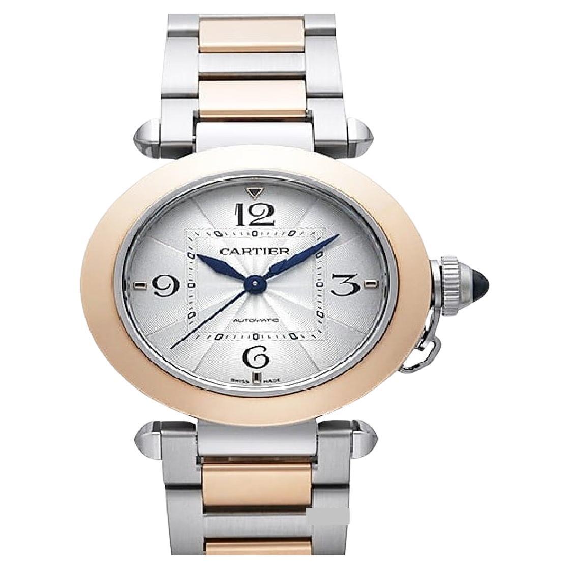 Elegant Pasha de Cartier 35mm W2PA0008 - Women's Luxury Watch For Sale ...