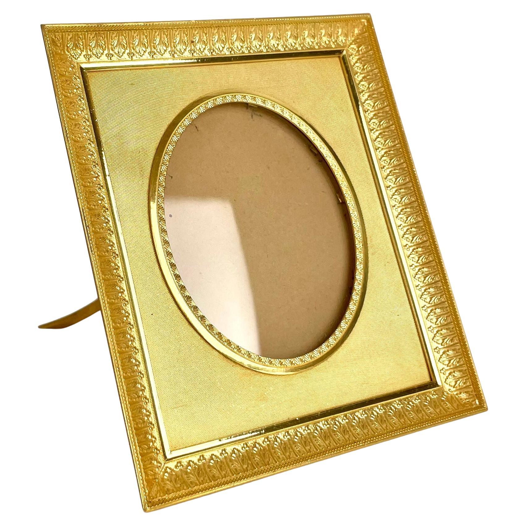Gilt bronze photo frame, 19th century at 1stDibs