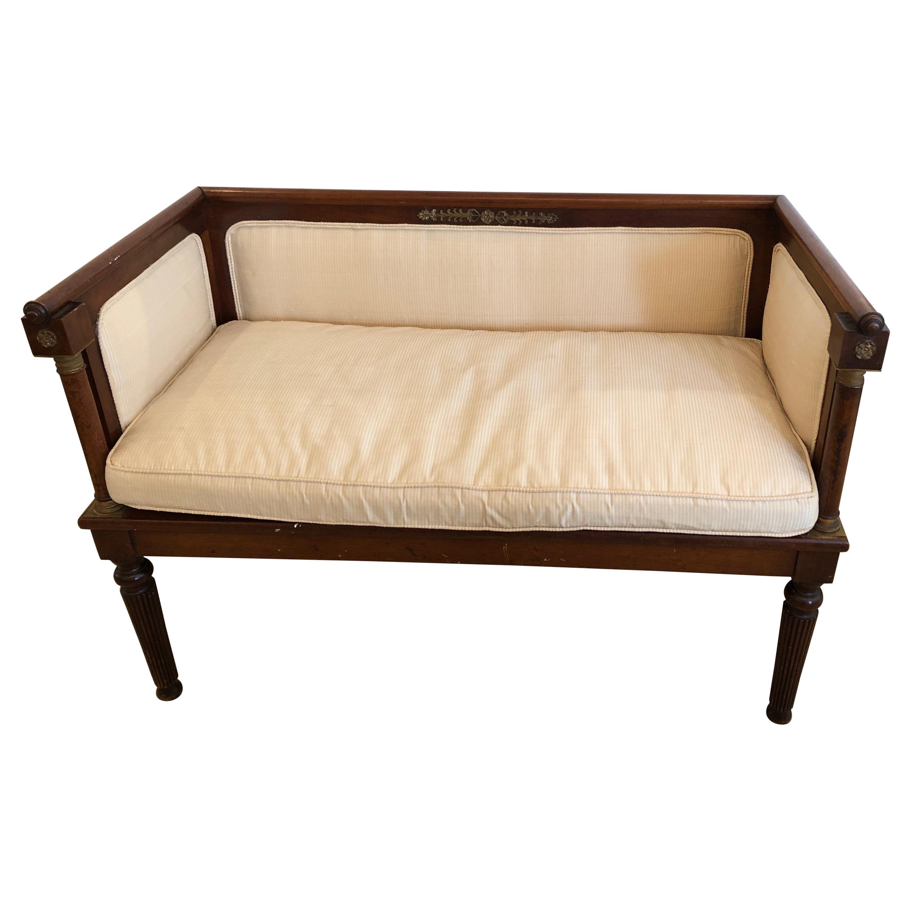 French Regency Settee - For Sale on 1stDibs