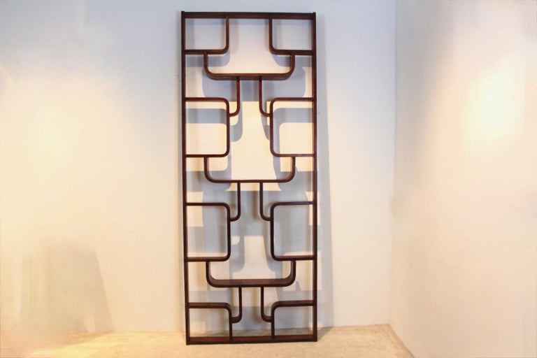 Elegant Room Divider Wall Unit by Ludvik Volak for Drevopodnik Holesov ...