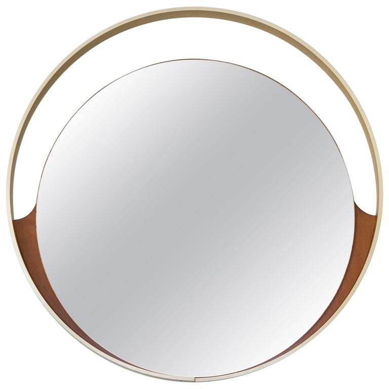 Elegant Shaped Mirror by Cristal Art, Italy, circa 1965 For Sale at 1stDibs