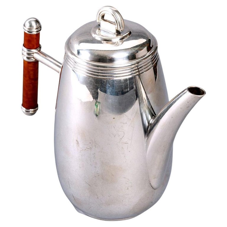 Elegant Silver Plated Pot by Cristofle at 1stDibs