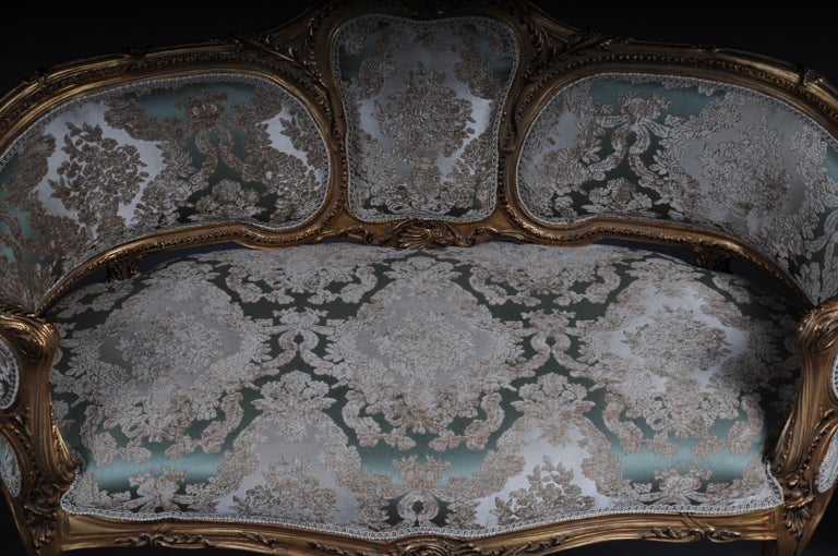 Elegant Sofa, Couch, Canapé in Rococo or Louis XV Style For Sale at 1stDibs