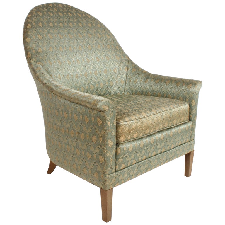 Elegant Spoon Back Romweber Lounge Chair at 1stDibs