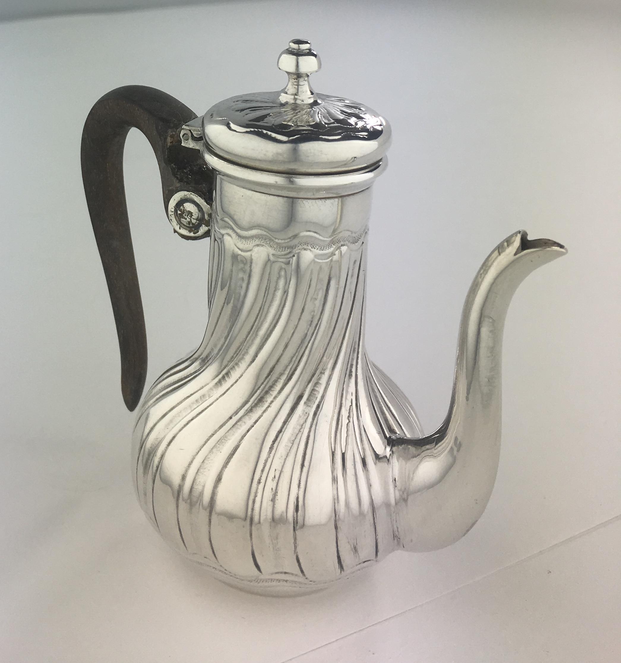 Elegant Sterling Silver Two-Piece Set Designed by Nina Ricci at 1stDibs