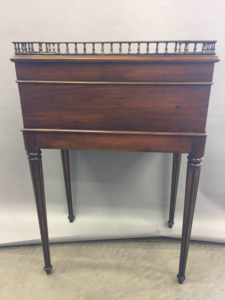 Elegant Theodore Alexander Roll Top Writing Desk at 1stDibs