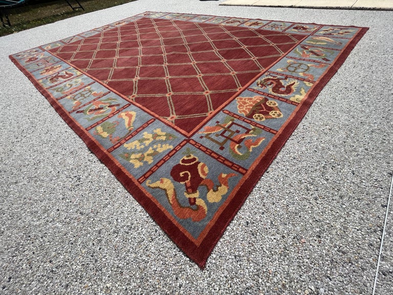 Elegant Tibetan Rug, circa 1970 For Sale at 1stDibs