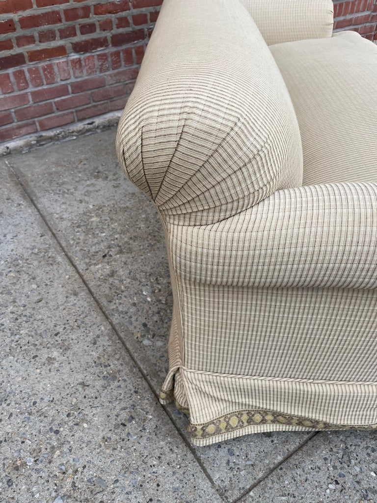 Elegant Tight Back Loose Down Seat Sofa For Sale at 1stDibs