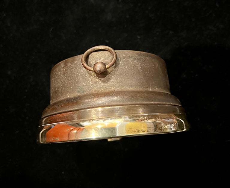 Elegant Wall Barometer in Brass and Glass by Taylor For Sale at 1stDibs