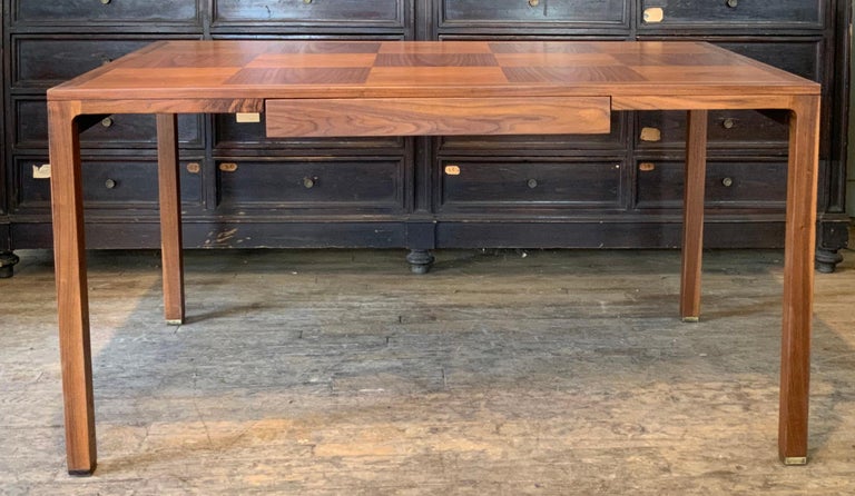 Elegant Walnut Writing Desk by Dunbar For Sale at 1stDibs