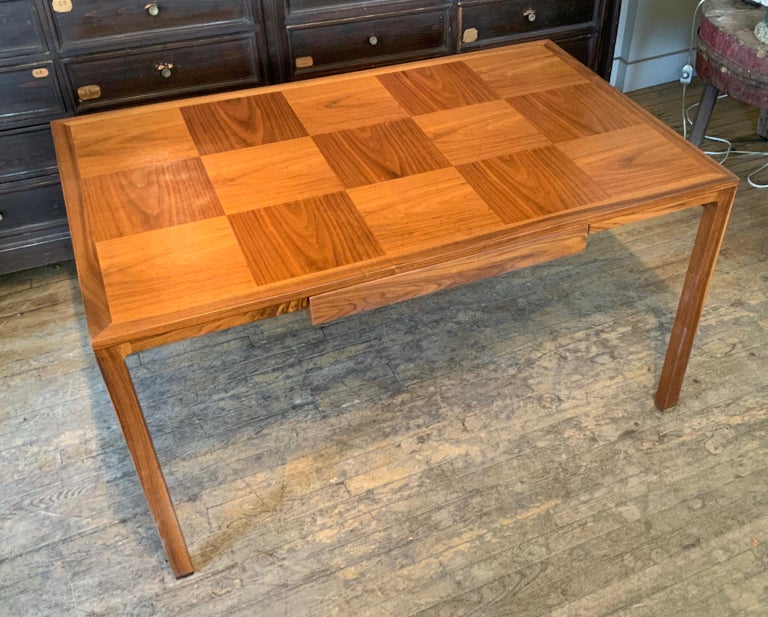 Elegant Walnut Writing Desk by Dunbar For Sale at 1stDibs