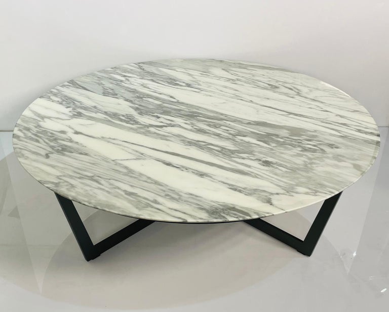 Element Coffee Table with Carrara Marble Top by Camerich For Sale at ...