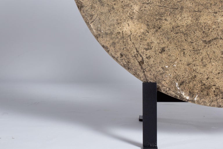Large Chalkstone Architectural Element on Steel Mount For Sale at 1stDibs