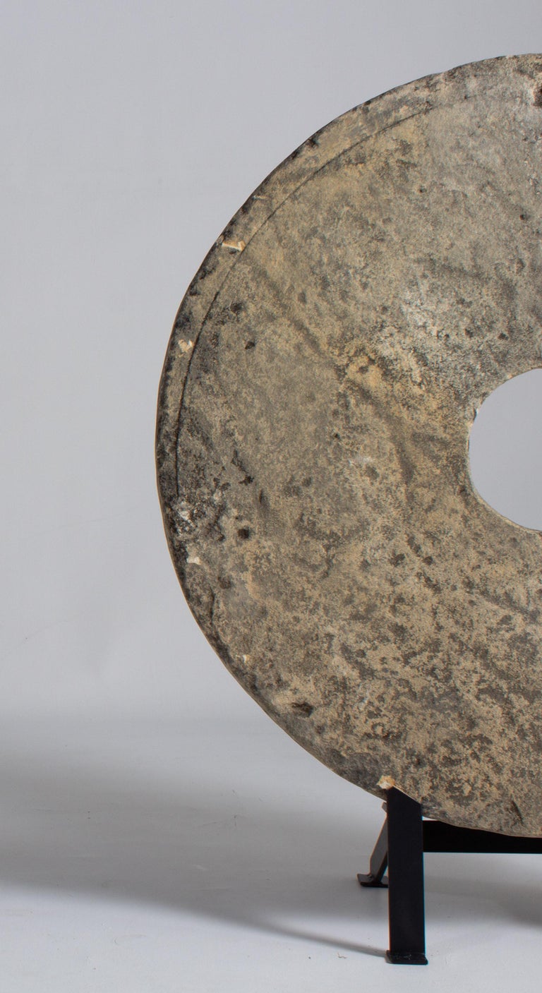 Large Chalkstone Architectural Element on Steel Mount For Sale at 1stDibs