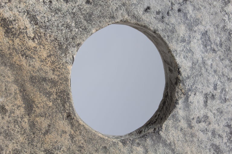 Large Chalkstone Architectural Element on Steel Mount For Sale at 1stDibs