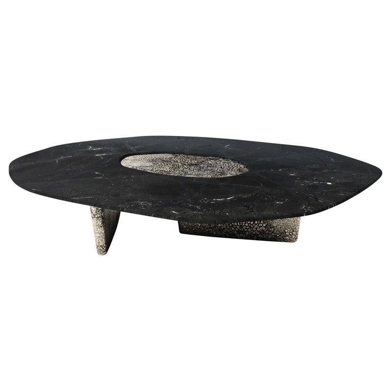 "Elements V" Center Table ft. Infinity Quartzite and Liquid Bronze ...